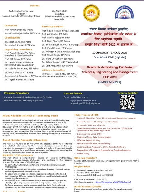 nitp and ssun rmssem 2023 final pdf methodology science