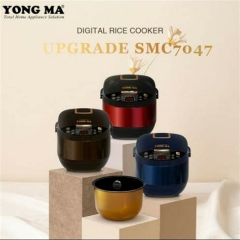 Jual Yong Ma Smc 7047 Digital Rice Cooker Smc 7047 Stainless Smc7047 Resmi Shopee Indonesia