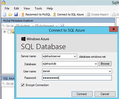 How To Migrate MySQL Tables To Microsoft Azure SQL Database