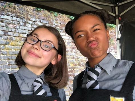 The Worst Witch Bts Photos Dorothy Band Jill Murphy Ben And Holly