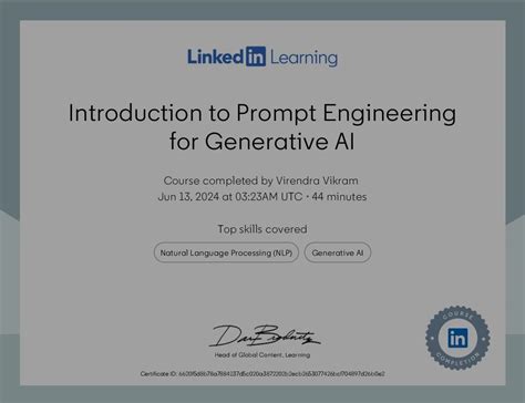 Virendra Vikram On Linkedin Learning Ai Generativeai