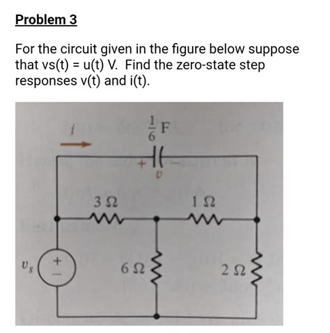 Solved Problem For The Circuit Given In The Figure Below Chegg