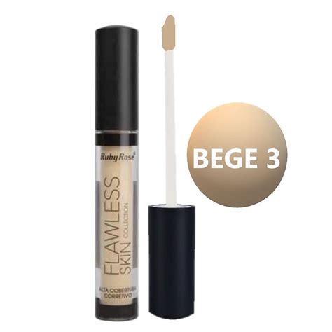 Ruby Rose Corretivo Líquido Flawless Hb8080 Bege 3 Distribuidora