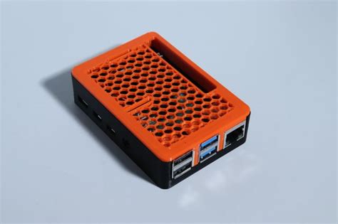 Rasberry Pi 4 Model B Case With Snap Fit Mesh Lid R3dprinting