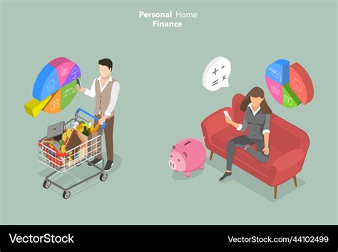 3d Isometric Flat Conceptual Royalty Free Vector Image