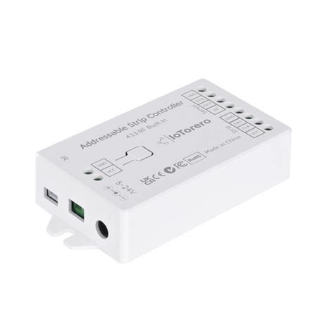 WLED ESP32 RF433 Music Addressable LED Strip Controller AthomTech