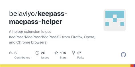 Github Belaviyokeepass Macpass Helper A Helper Extension To Use