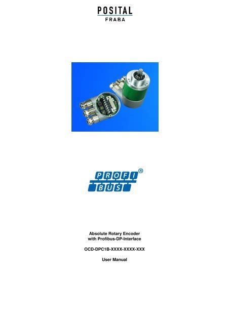 Absolute Rotary Encoder With Profibus DP Interface FRABA Posital