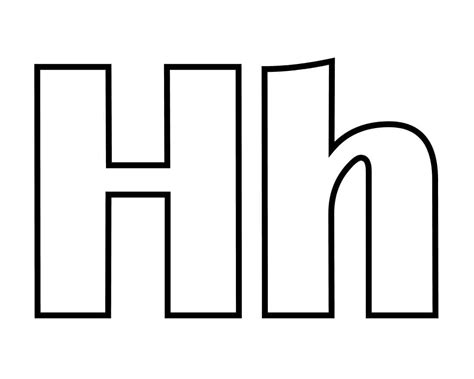 Coloriage Lettre H Imprimer Sur Coloriageenfant Com