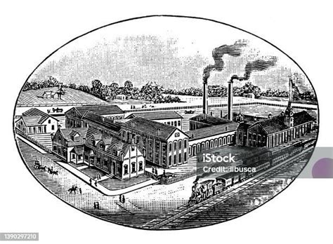 미국 오하이오의 랜드마크 및 회사의 골동품 삽화 Akron The Whitman And Barnes Co 애크론에 대한 스톡