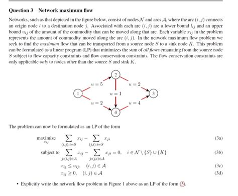 Solved Question 3 Network Maximum Flow Networks Such As