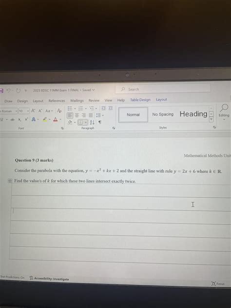 Year 11 Math Parabolas Finding Point Of Intersection Rhomeworkhelp