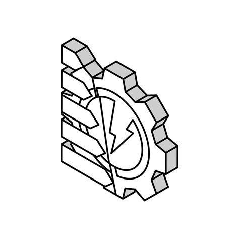 Energy Efficiency Green Living Isometric Icon Vector Illustration