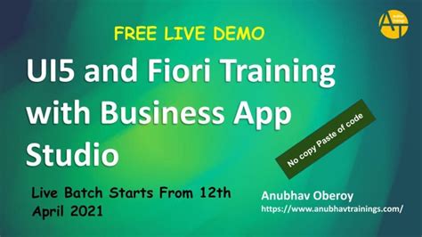 sap ui5 and fiori tutorial for beginner learn how to build fiori app