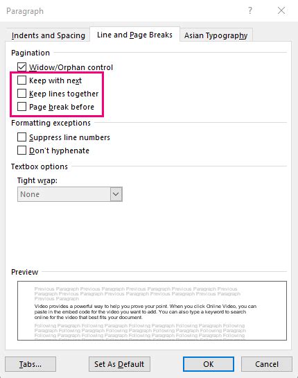 Change Paragraph Properties W Omnidocs