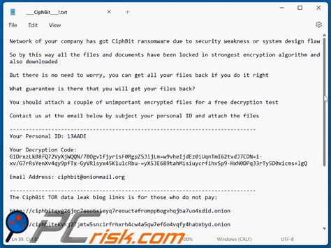 Ciphbit Ransomware Decryption Removal And Lost Files Recovery Updated