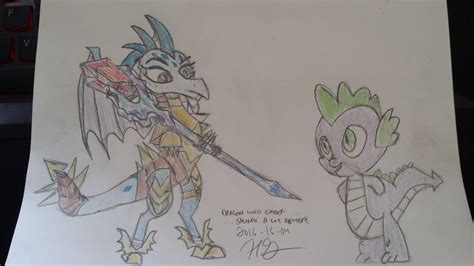 Автор Derpkit Spike Спайк Mlp Traditional Art Princess