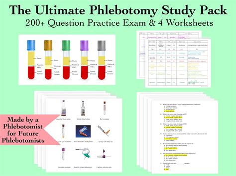Free Printable Phlebotomy Practice Test FREE Printable A Z