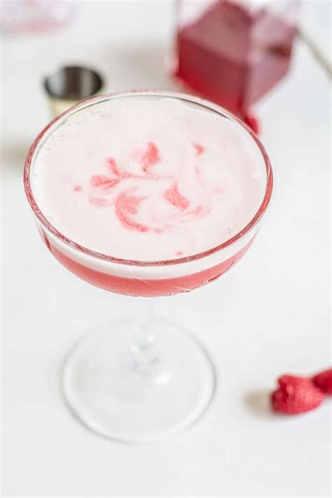 Raspberry Gin Sour Mint And Twist