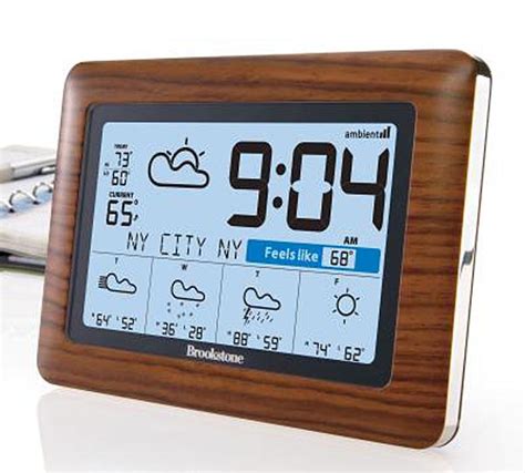 Weathercast Wireless Weather Station And Clock Gadgetsin