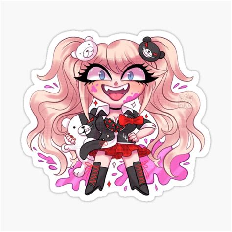 Danganronpa Junko Enoshima Sticker For Sale By Godscourtjester