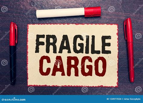 Writing Note Showing Fragile Cargo Business Photo Showcasing Breakable Handle With Care Bubble