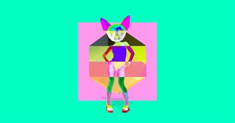 Sexy Kitty Dancer Gif Animation Art Stock Video Pond