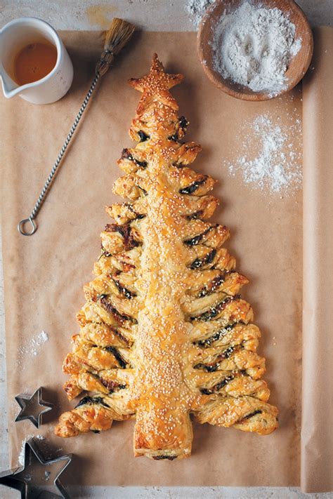 Cómo hacer un árbol de Navidad de hojaldre en versión salada y dulce
