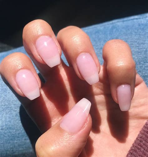 Vnezlee Clear Natural Dip Powder Nails Powder Nails Dipped Nails