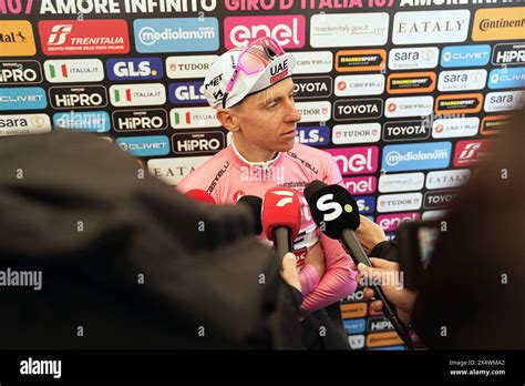 Interview for Pogačar Tadej Team Uae Emirates the winner of the stage