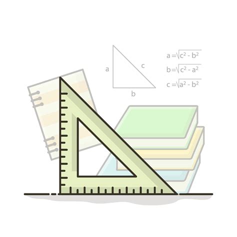 Ruler Measure Triangle Formula Vector Design Flat Icon 21927120