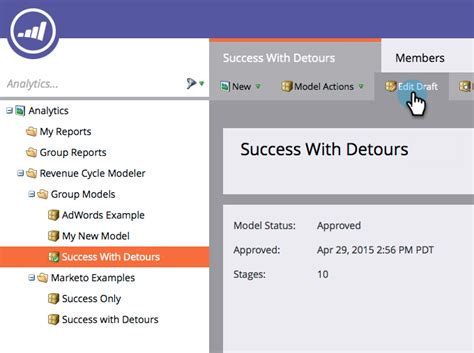 Merging Two Stages In The Revenue Modeler Adobe Marketo Engage