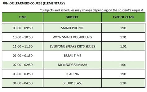 Junior Learners Program