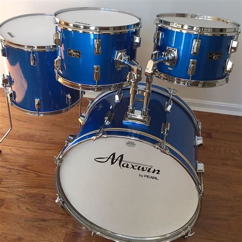 Vintage Maxwin Pearl Drum Set Import 1970s 1980s 12 13 16 22 Reverb