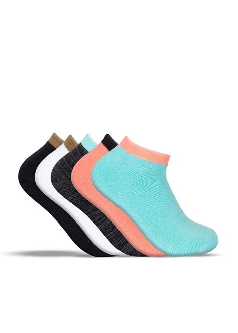 Unit Ladies Equip Bamboo Socks No Show 5 Pack Workwise Clothing