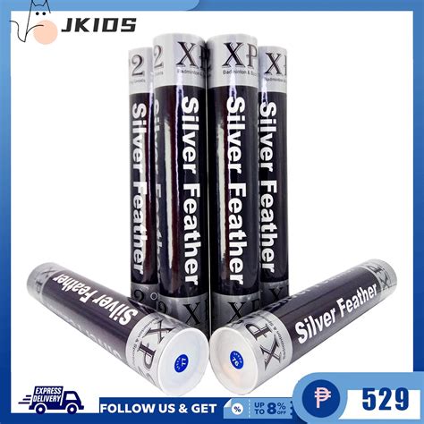 Xp2 Silver Black Sican Badminton Shuttlecock With Free Overgrip Inside