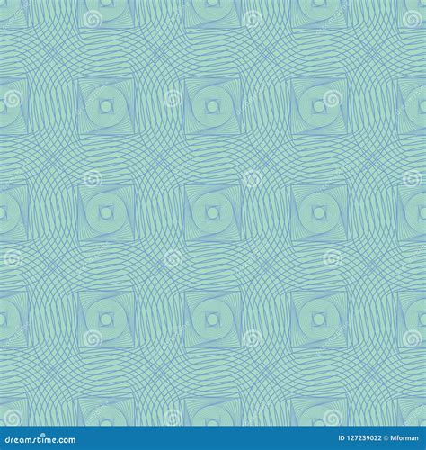 Infinite Warping Concentric Circles And Squares Seamless Repeat Pattern