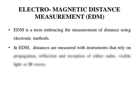 Solution Electro Magnetic Distance Measurements Surveying Civil