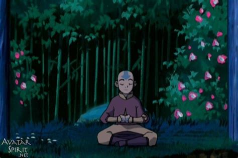 Avatar Aang Meditating In The Spirit Oasis Avatar Tattoo Avatar The