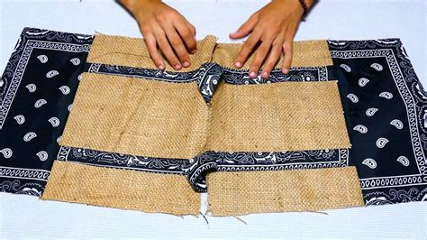Diy Bandana Tote Bag Sewing Step By Step Tutorial Youtube