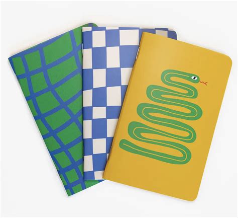 Pocket Notebooks Set Of 3 X Three Potato Four Heide Shop