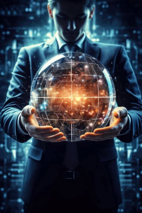 Globe On Abstract Background Stock Illustration Illustration Of