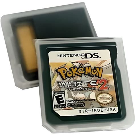 Carte de cartouche de jeu vidéo Pokemon White pour consoles Nintendo DS DS DS version