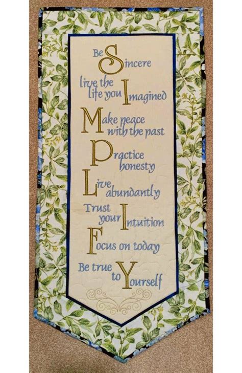 Simplify Wall Hanging Janine Babich Designs