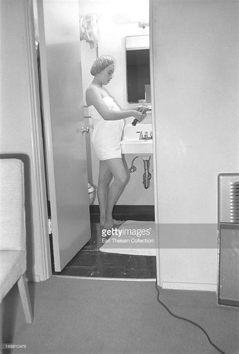 Marilyn Monroe Takes A Shower In Her 20th Century Fox Dressing Room