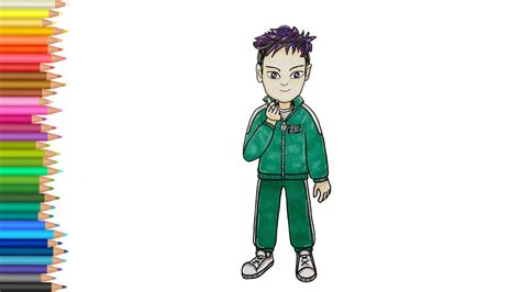 Как нарисовать Таноса из игры в кальмара How To Draw Thanos Youtube