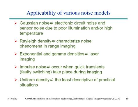 Noise Models
