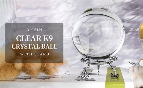 100mm Clear Crystal Ball With Stand Photography Lensball