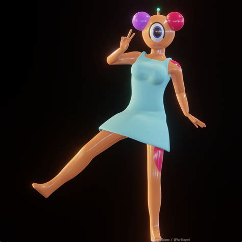 Female Touch Sensor 3d Model For Blender 351 By Cappyadams