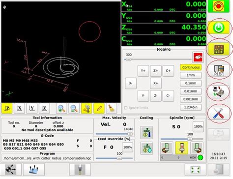 Gmoccapy Edit Interface LinuxCNC